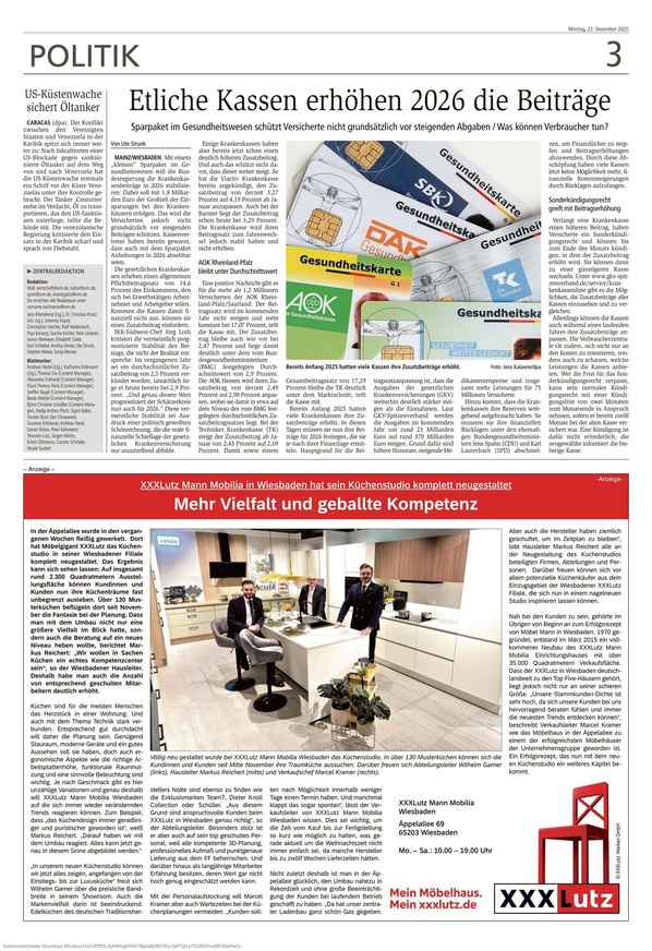 MAIN-SPITZE vom 22.12.2025 – als ePaper im iKiosk lesen