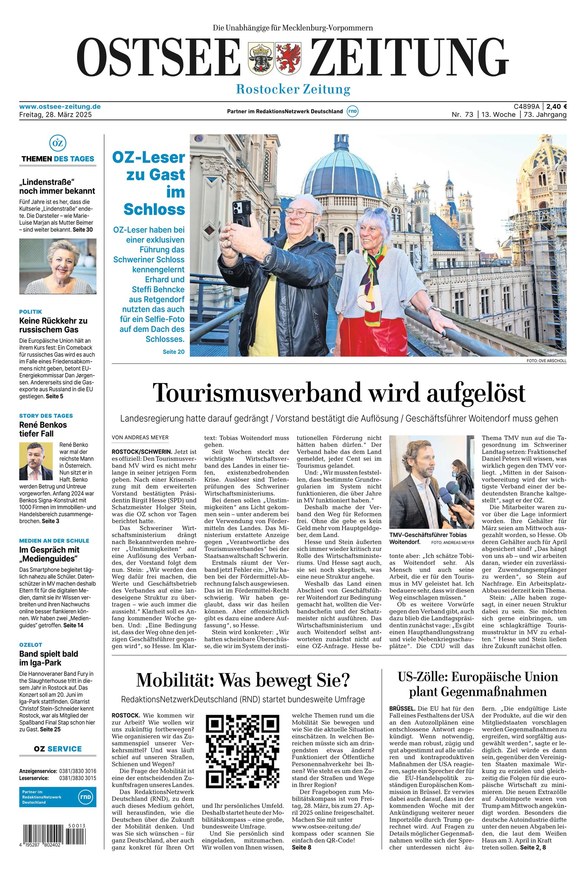 OSTSEE ZEITUNG als ePaper im iKiosk lesen