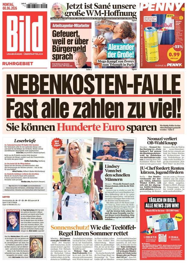 BILD Ruhr-Ost vom 08.06.2026 – als ePaper im iKiosk lesen