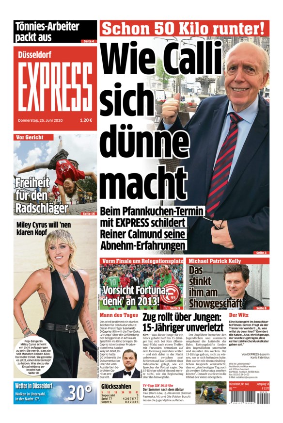 EXPRESS Düsseldorf newspaper - read as e-paper at iKiosk