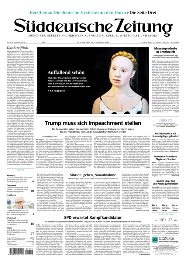 Süddeutsche Zeitung newspaper - read as e-paper at iKiosk