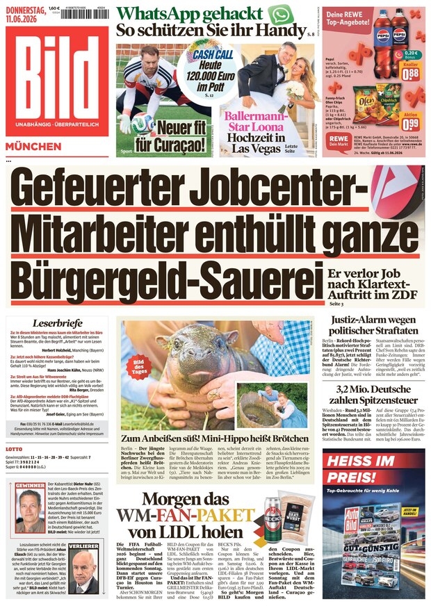 BILD München vom 11.06.2026 - read as e-paper at iKiosk