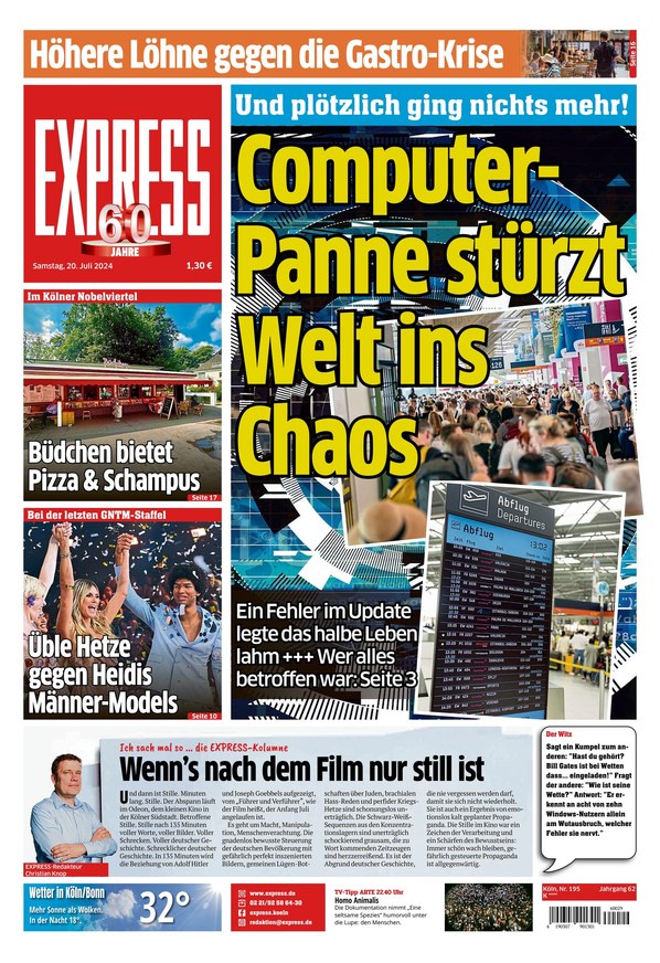 EXPRESS Köln - Zeitung als ePaper im iKiosk lesen
