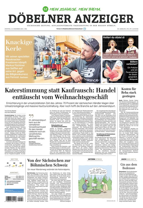 Döbeln vom 23.12.2025 – als ePaper im iKiosk lesen