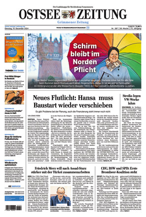 OSTSEE ZEITUNG als ePaper im iKiosk lesen