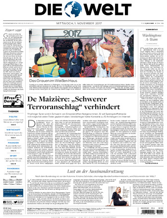 DIE WELT newspaper - read as e-paper at iKiosk